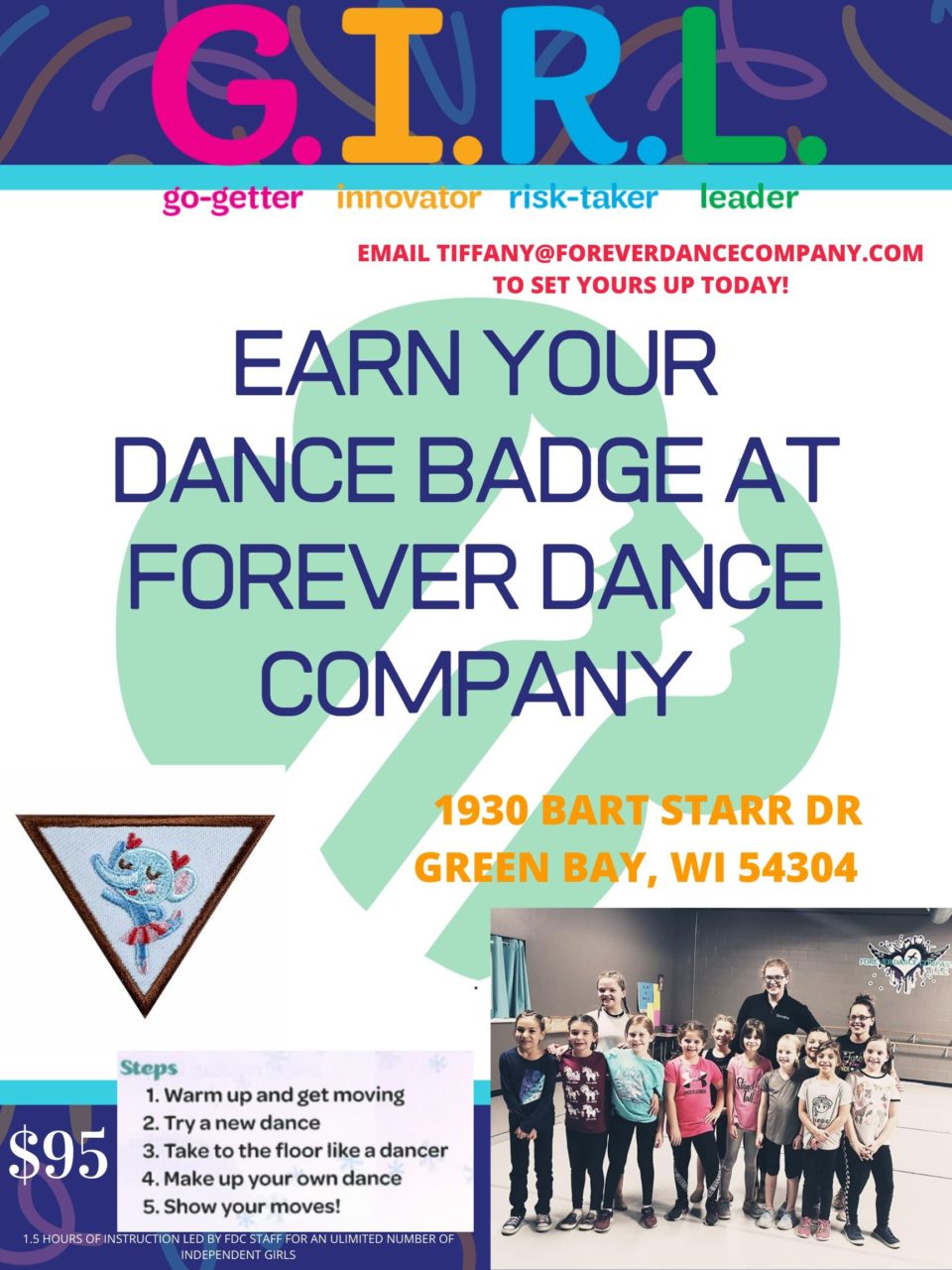 Birthday Parties and Girl Scout Dance Badge - Forever Dance