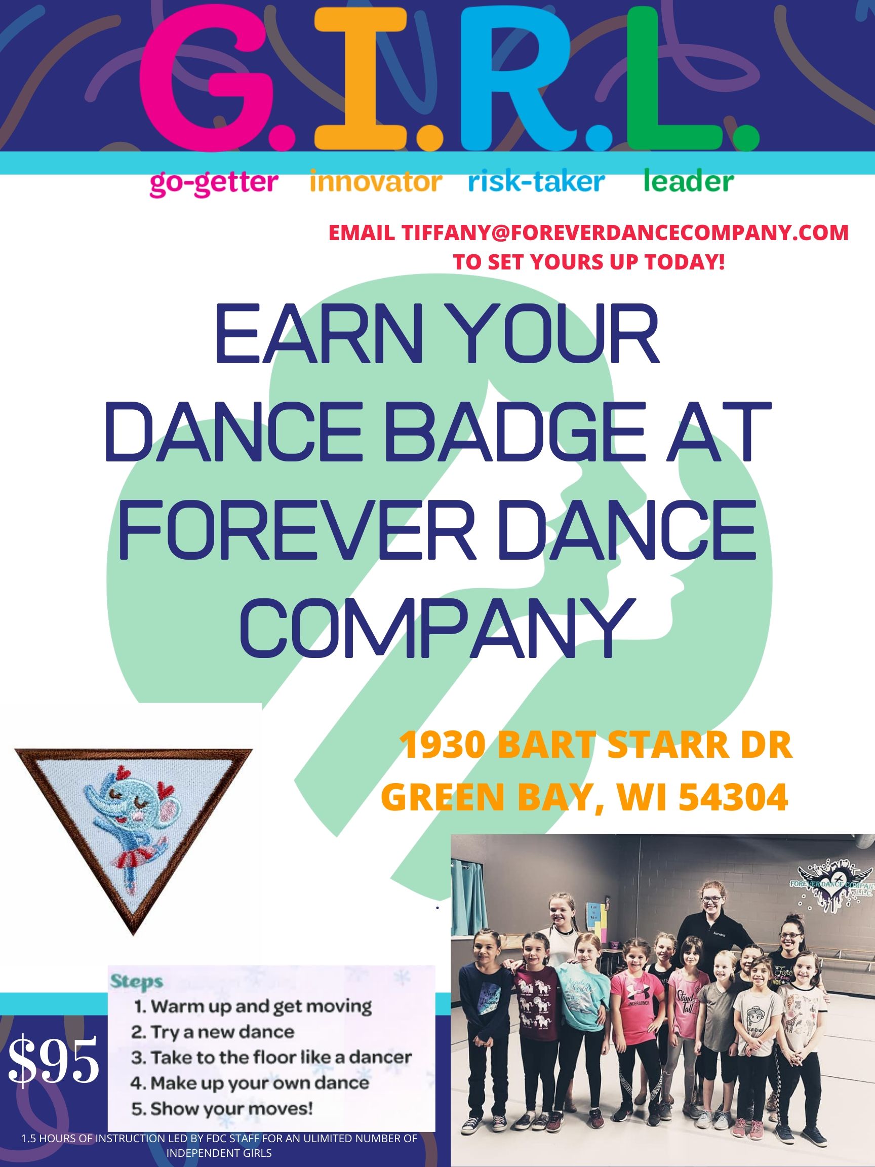 Birthday Parties and Girl Scout Dance Badge - Forever Dance